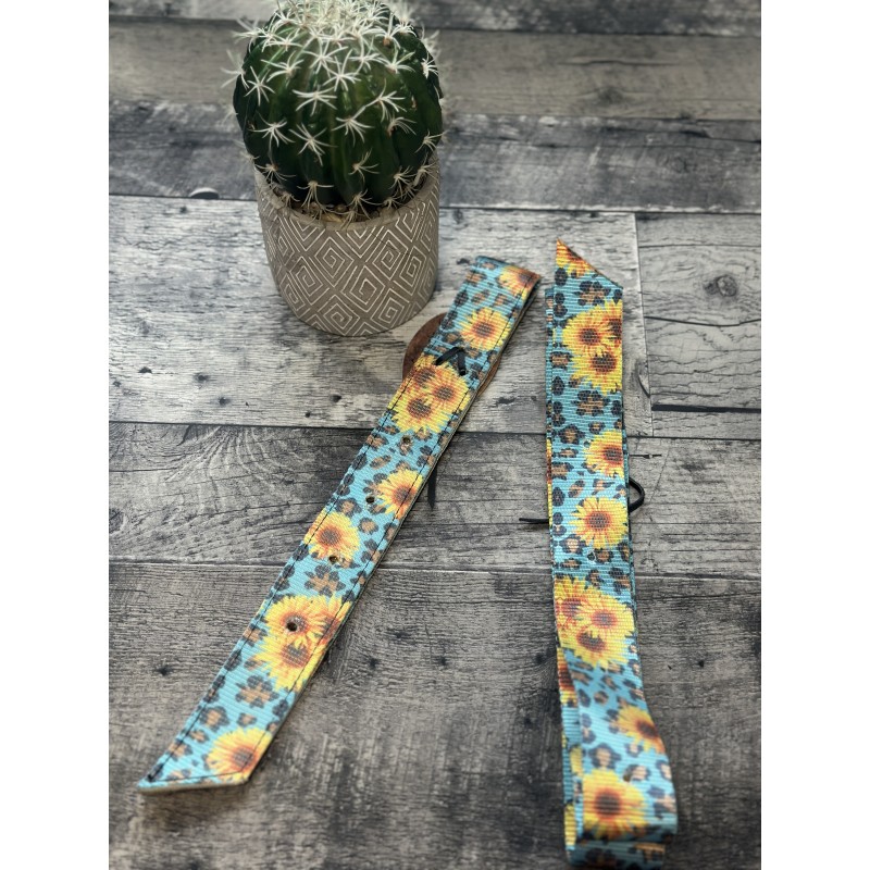 Teal Horse Tack Schulz Equine Nylon Latigo And Strap Set - Neon Yeehaw ...